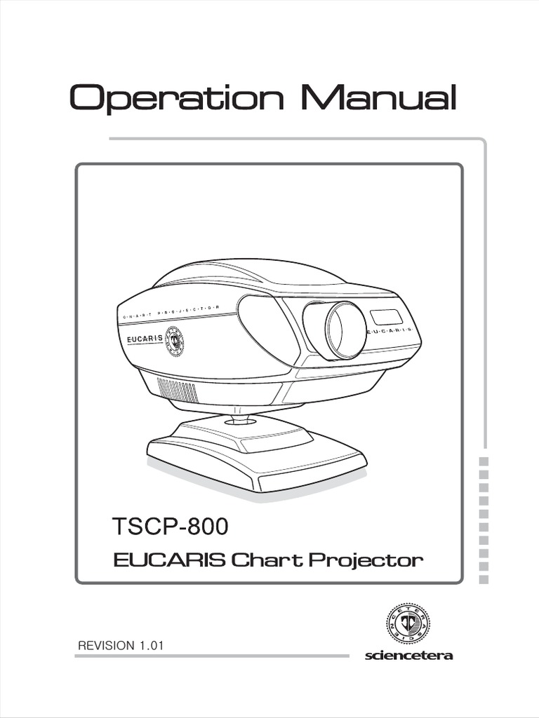 Chart Projector Operation Manual (Tscp-800) | PDF