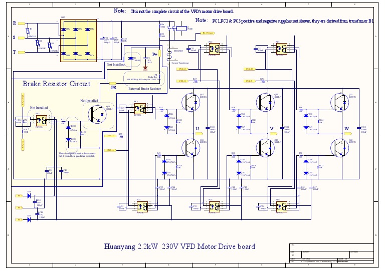 Huanyang 2.2KW 230V VFD Motor Drive Board.pdf | Electrical Engineering ...