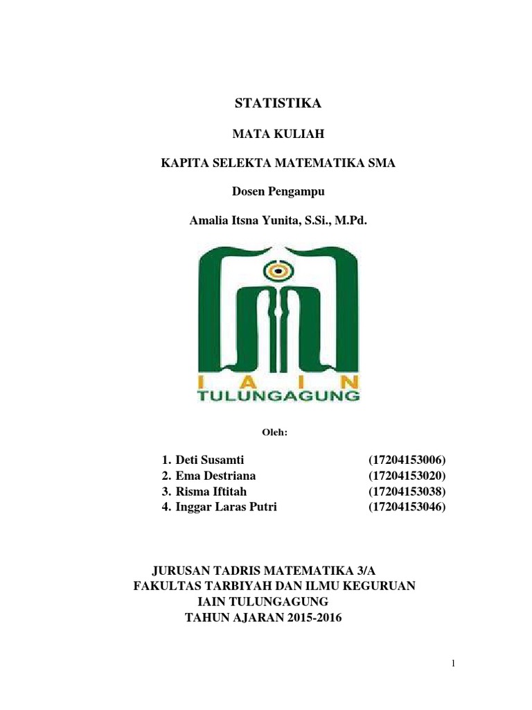Revisi Statistika | PDF