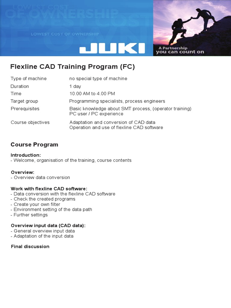 Flexline CAD Training Program (FC) | PDF