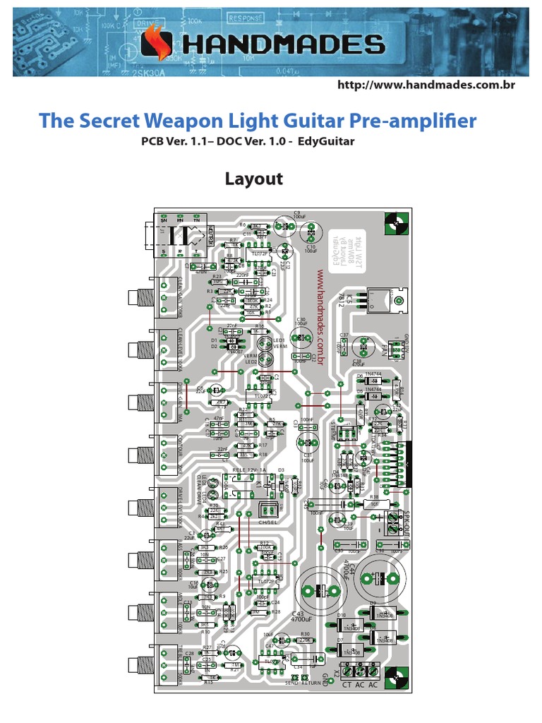 TSW LIGHT Layout Por EdyGuitar | PDF