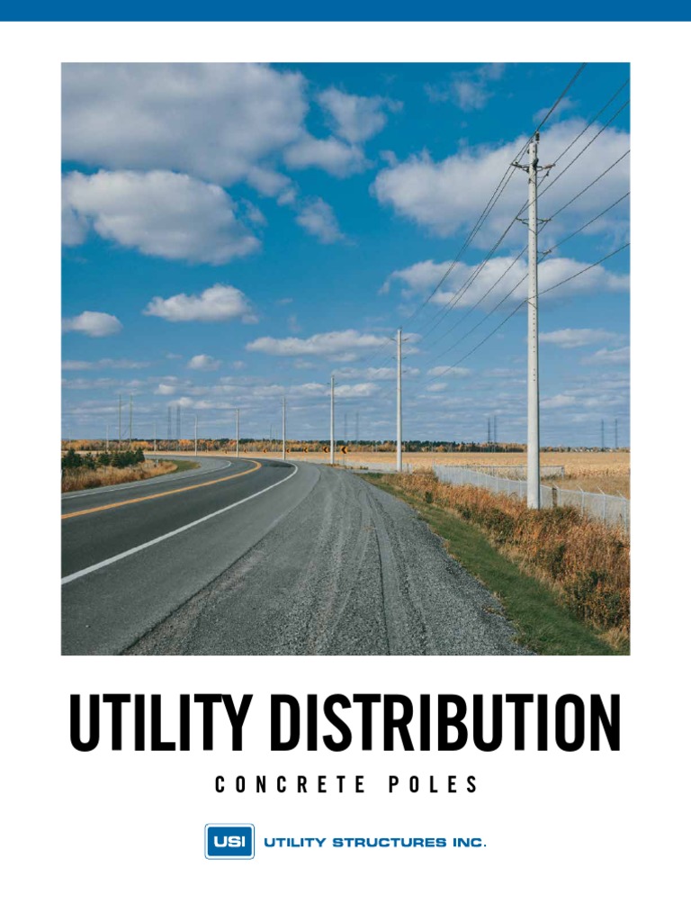 Utility Distribution: Concrete Poles | PDF | Strength Of Materials ...