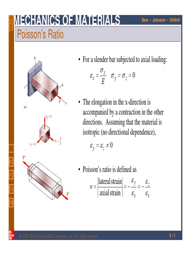 Mechanics-2 2 Axial Loading | PDF | Deformation (Engineering ...