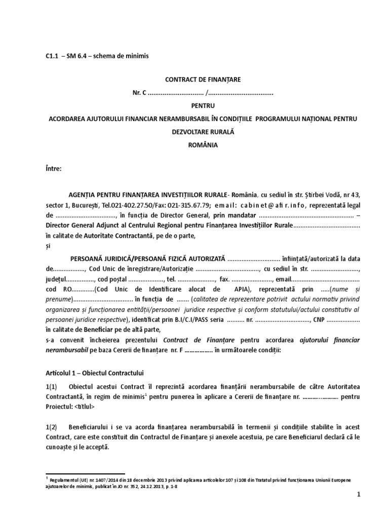 Anexa 4 Model Contract de Finantare-1