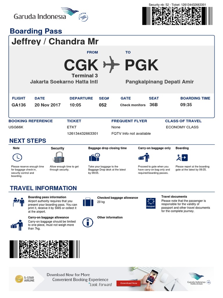 PGK CGK: Jeffrey / Chandra MR | PDF | Transport | Aviation