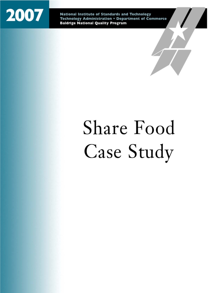 2007 Share Food Case Study Analysis | PDF | Wic | Business