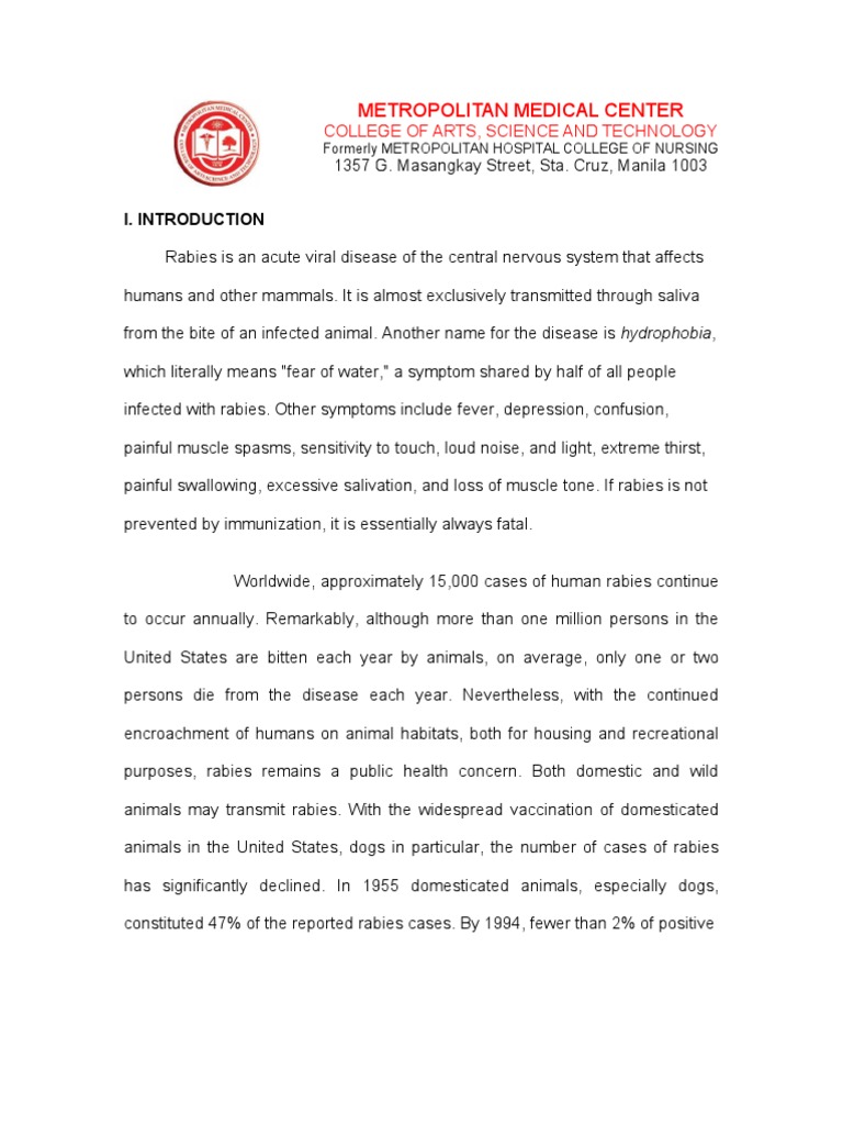 Rabies | PDF | Rabies | Nervous System