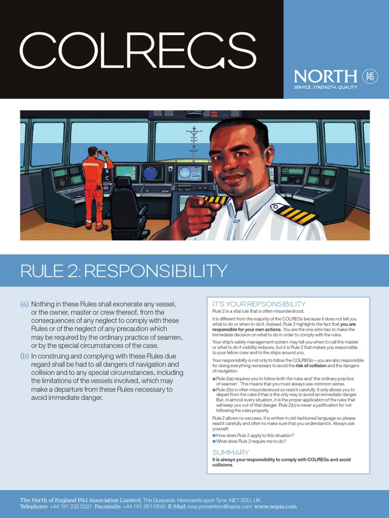 Colregs Rule 02 Responsibility | PDF | Social Institutions | Social Science