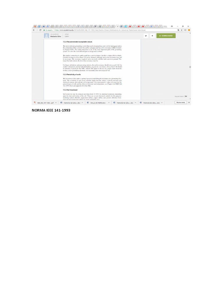 Norma IEEE 141-1993 | PDF