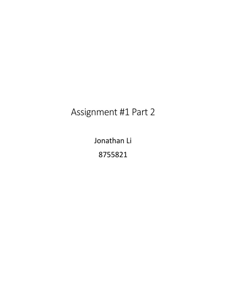 Assignment #1 Part 2 | Download Free PDF | Provinces And Territories Of Canada | Canada