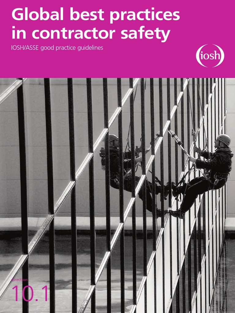Global Best Practices in Contractor Safety IOSHASSE Good Practice ...