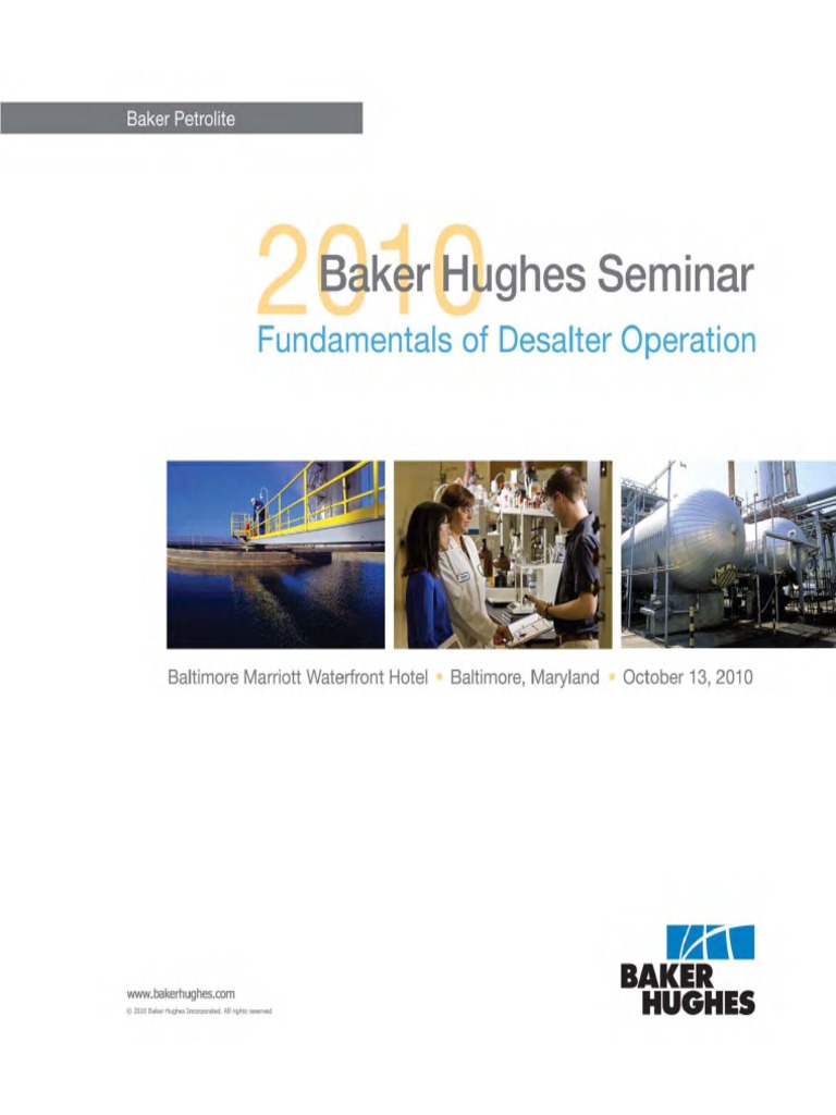 2010 NPRA Seminar, Fundamentals of Desalter Operation | PDF | Oil ...
