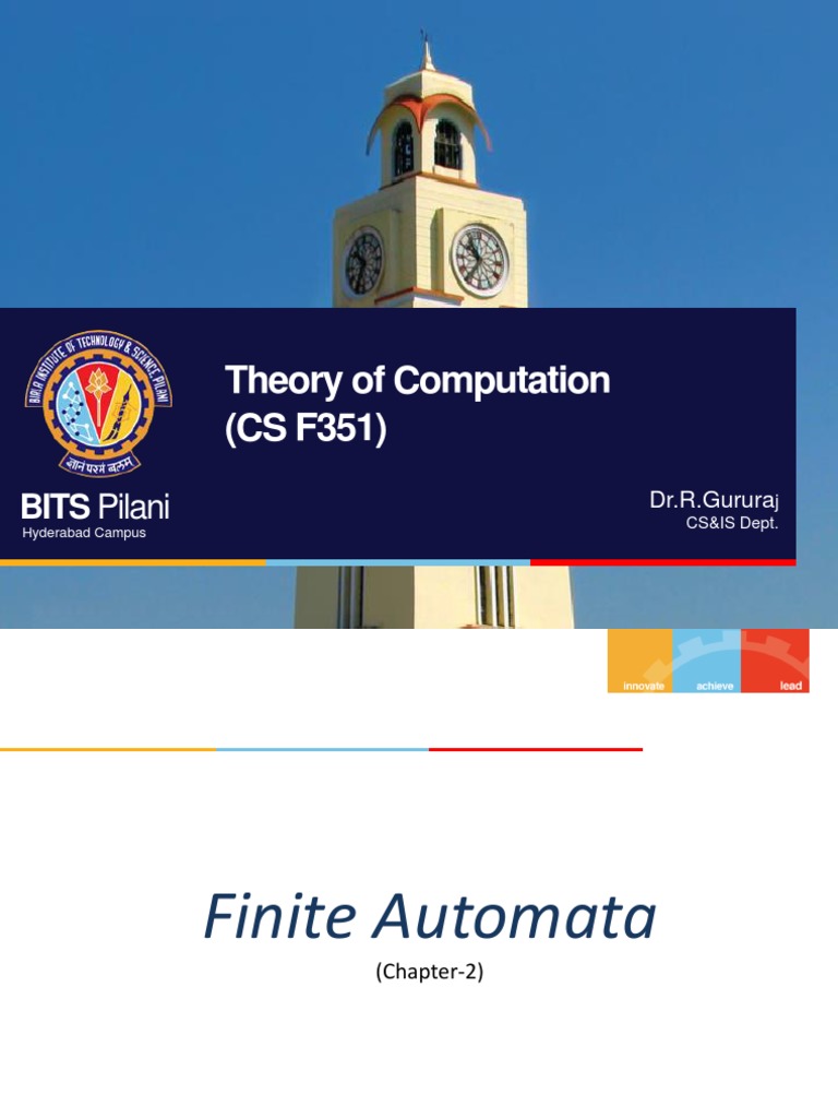 Finite Automata 3 | PDF | Discrete Mathematics | Models Of Computation