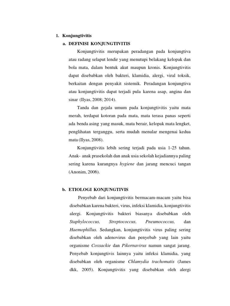 Konjungtivitis, Keratitis, Skleritis | PDF