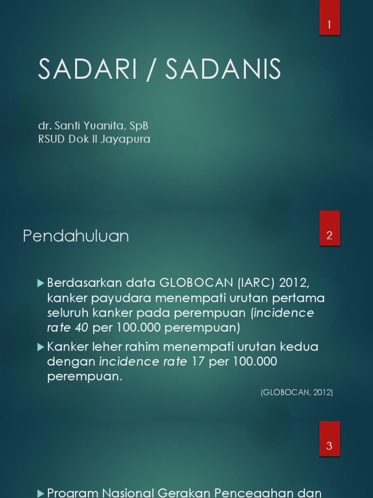 Dinkes 2016 Sadari Sadanis | PDF | Pengembangan Diri | Kesehatan Holistik