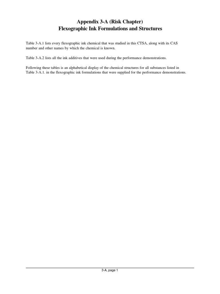 App3 Flexographic Ink Formulations and Structures | PDF | Sodium | Ester