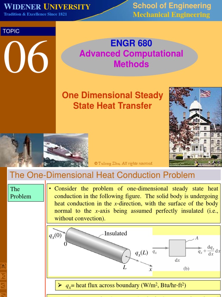 Advanced Computational Methods: ENGR 680 | PDF | Thermal Conduction | Heat