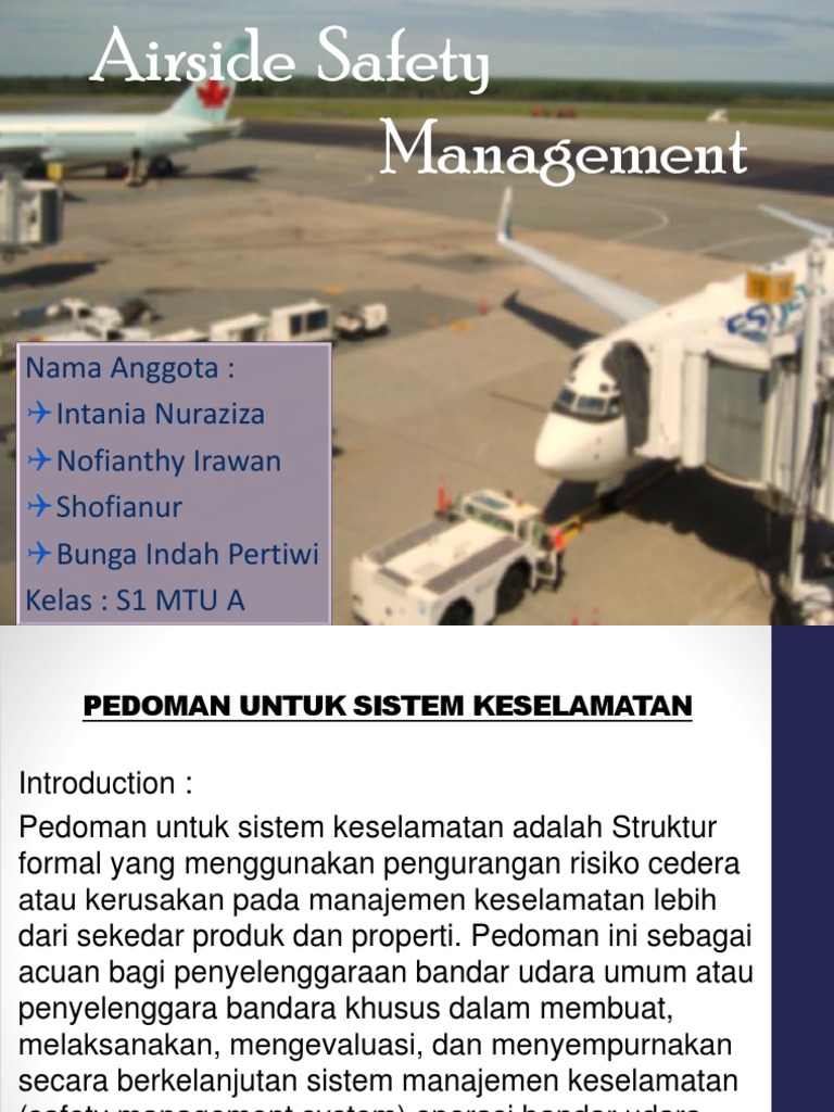 Presentasi Airside Safety Management | PDF