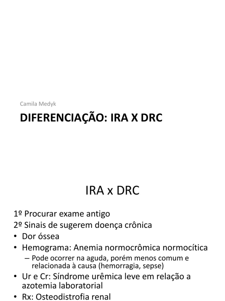 Diferenciacao Ira e DRC | PDF