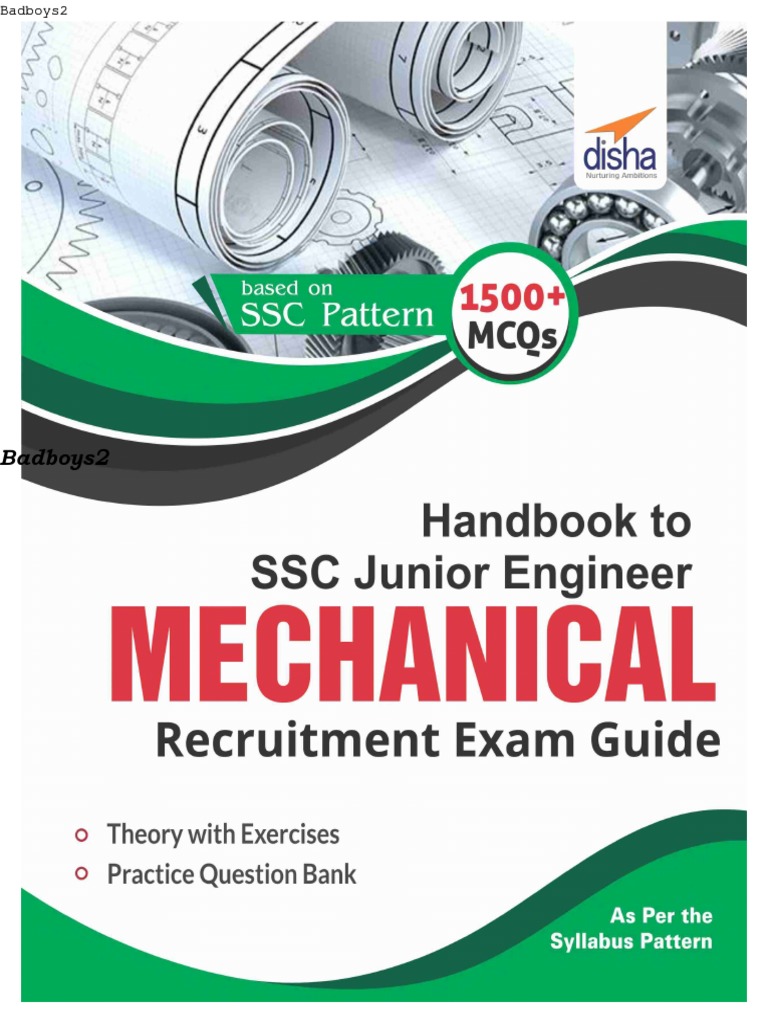 Handbook To SSC JE Mechanical-1 | PDF | Stress (Mechanics) | Acceleration
