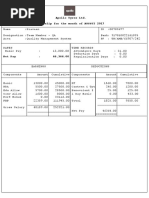 TCS Salary Slip | PDF | Taxes | Paycheck
