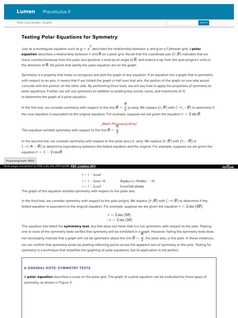 Https Courses Lumenlearning Com Precalctwo Chapter Testing-polar ...