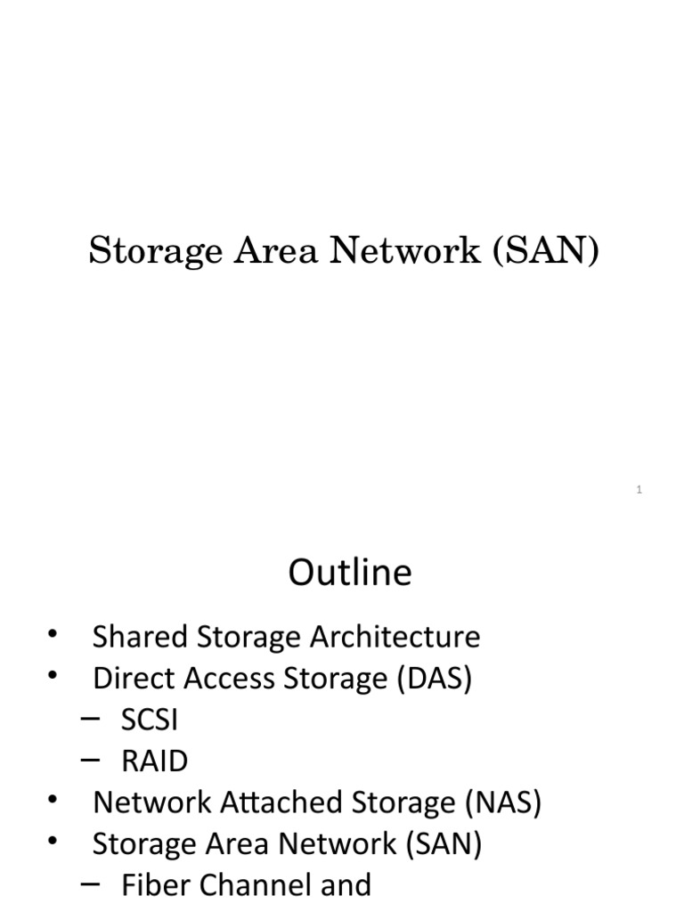 SAN | PDF | Internet Protocols | Network Topology