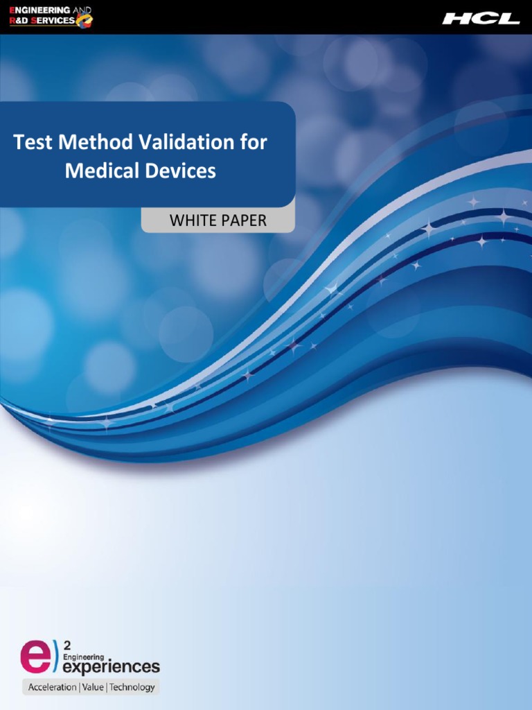 TMV White Paper | PDF | Verification And Validation | Medical Device