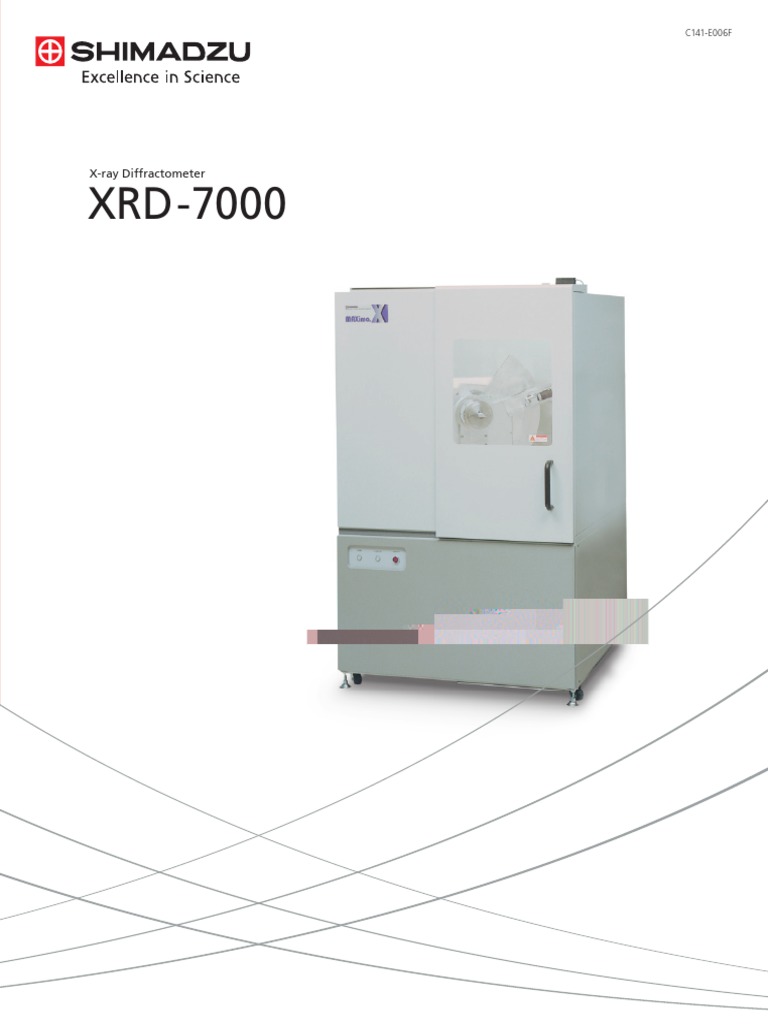 Shimadzu XRD Manual PDF | PDF | X Ray Crystallography | Asbestos