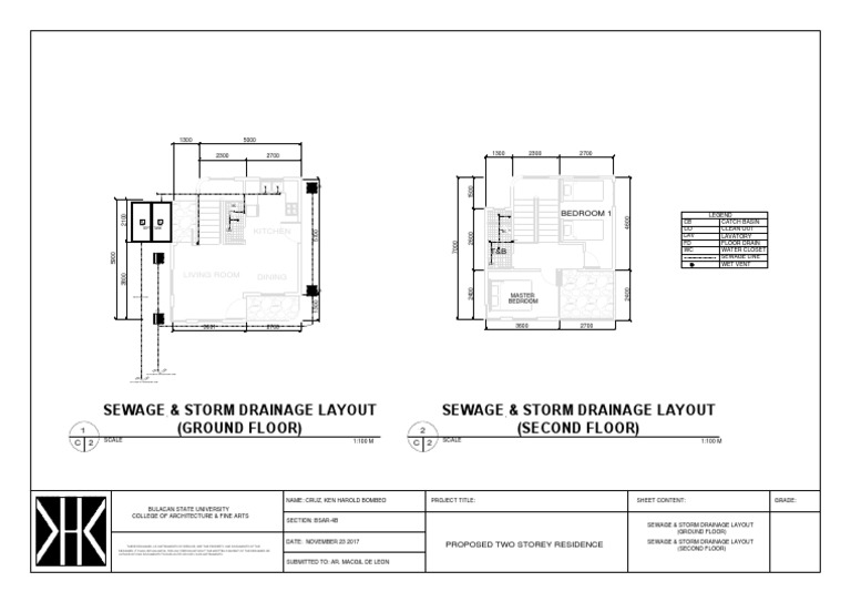 2 Storey Building Floor Plan | PDF | Home | Hydraulic Engineering