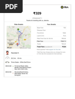 Ola Bill | PDF | Invoice | Fee