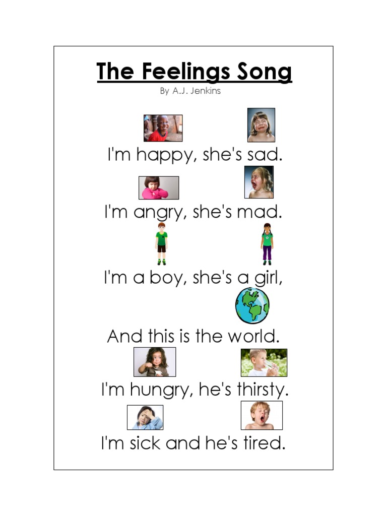 The Feelings Song | PDF