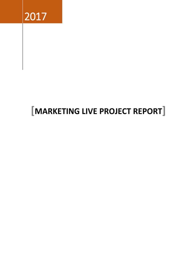Marketing Research Project Report | PDF | Factor Analysis | Cronbach's ...