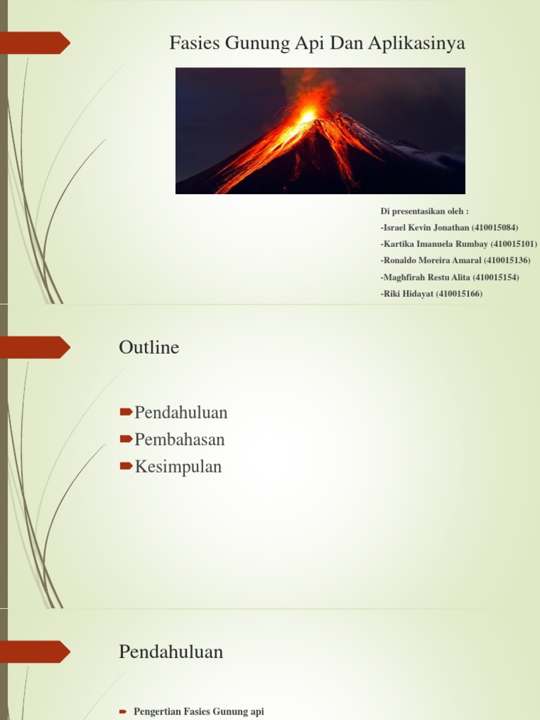 Fasies Gunung API Dan Aplikasinya | PDF