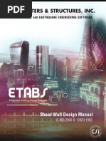 Pier and Spandrel Labelling in ETABS | PDF