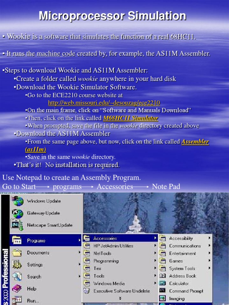 H Sim Tutorial | PDF | Assembly Language | Computer File