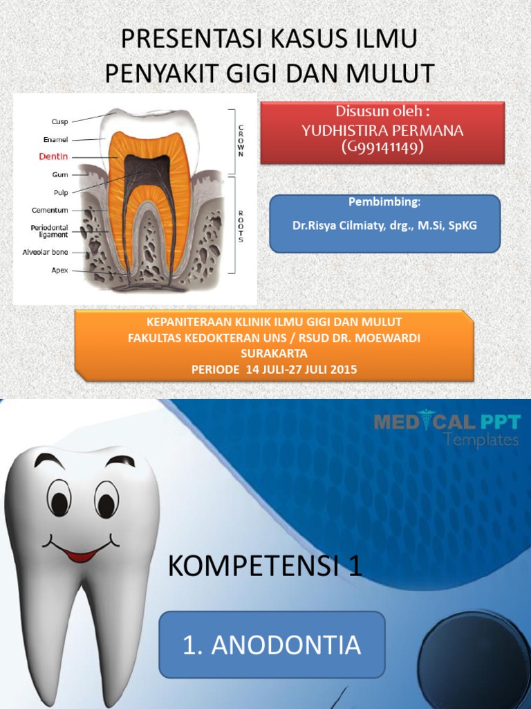 Presentasi Kasus Ilmu Penyakit Gigi Dan Mulut | PDF