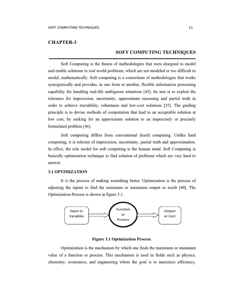 Chapter-3 Soft Computing Techniques | PDF | Genetic Algorithm | Mathematical Optimization
