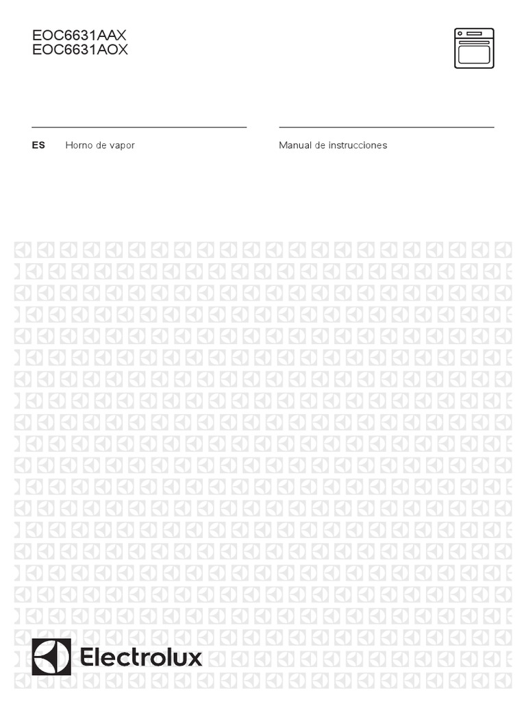Manual Horno Electrolux | PDF | Enchufes y tomas de corriente alterna | Aluminio