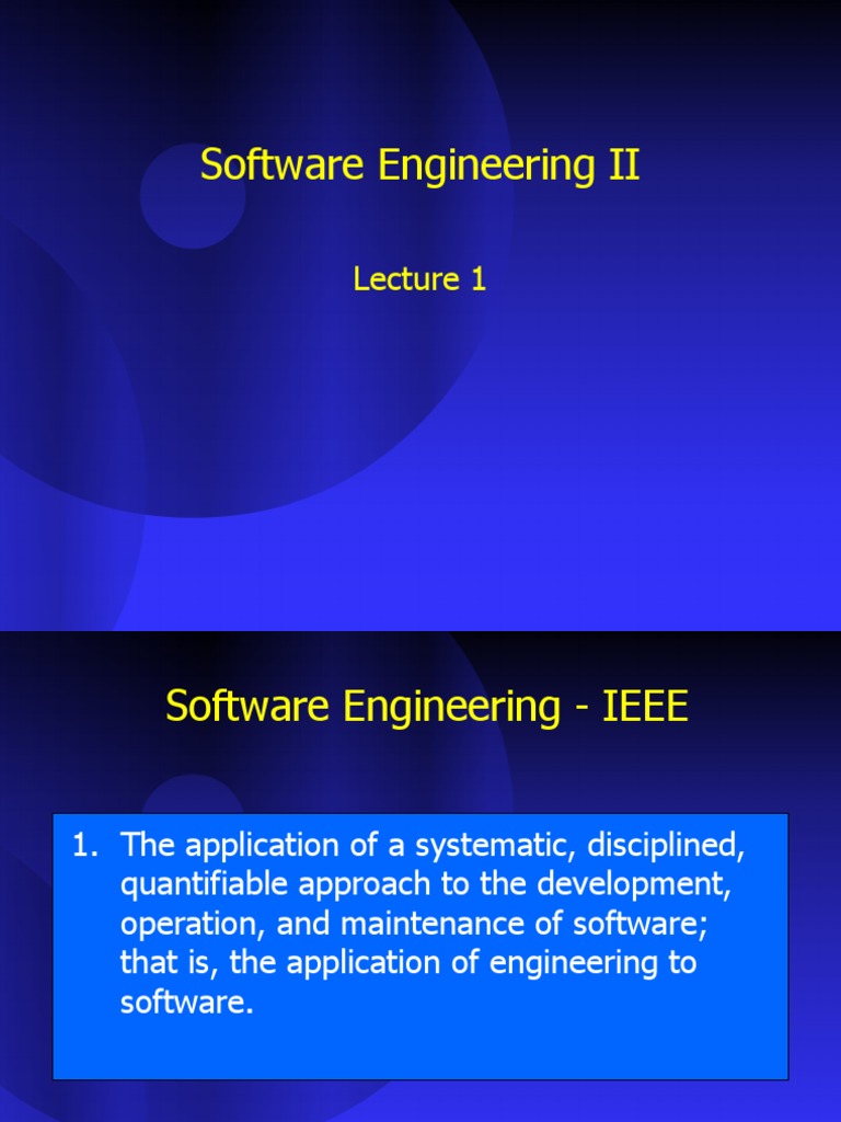Lec 01 | PDF | Software Development | Software