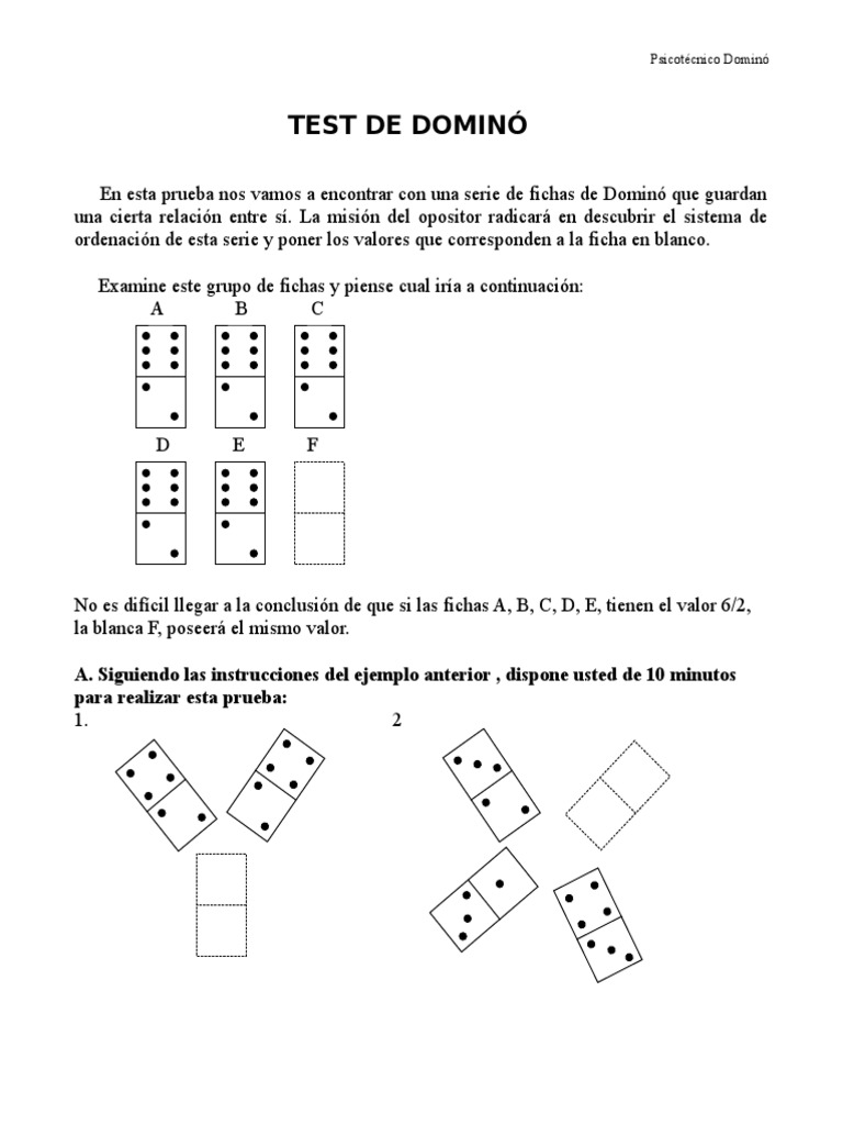 Test Domino | PDF