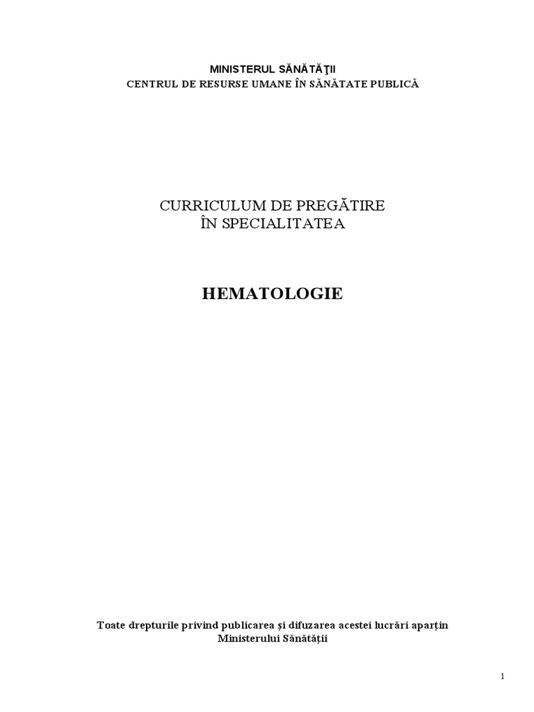 Hematologie 2017 PDF | PDF