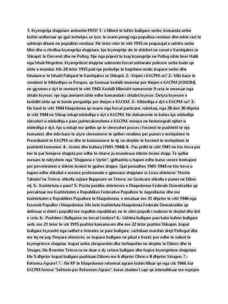 His e Maqedonis Koha e Re | PDF