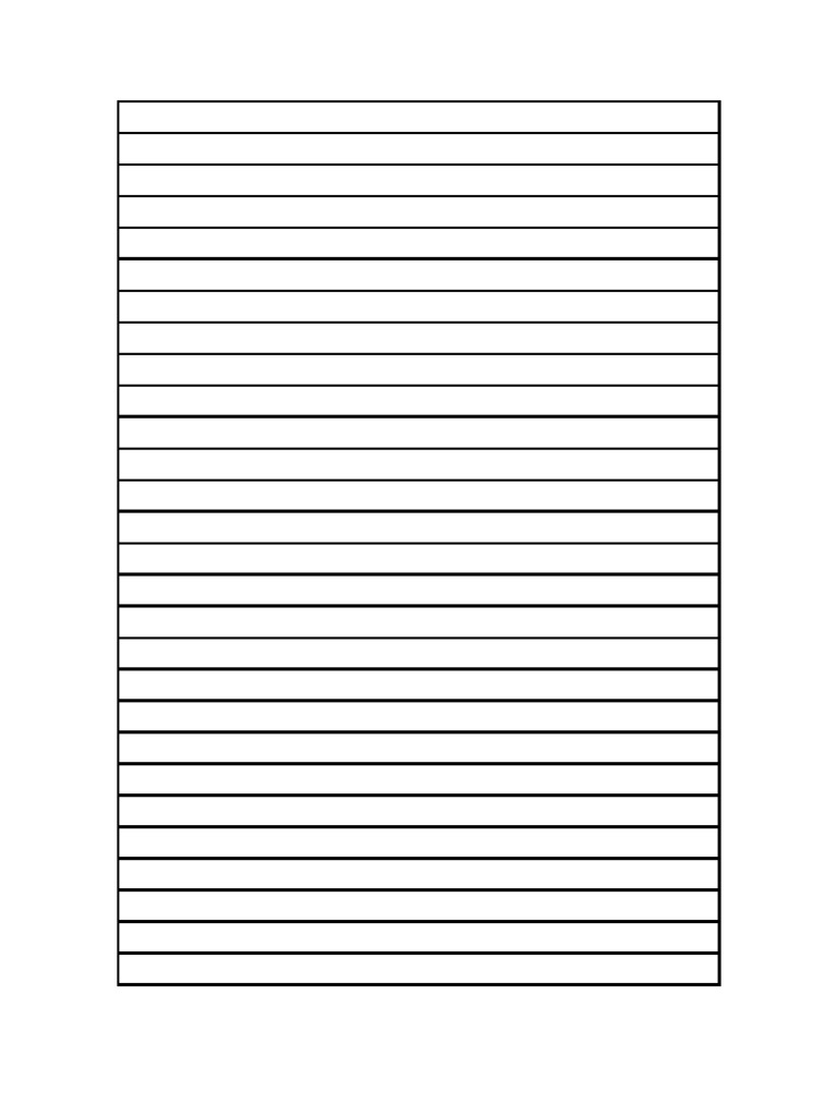 Formato Rayas Word Lineas Escribir | PDF