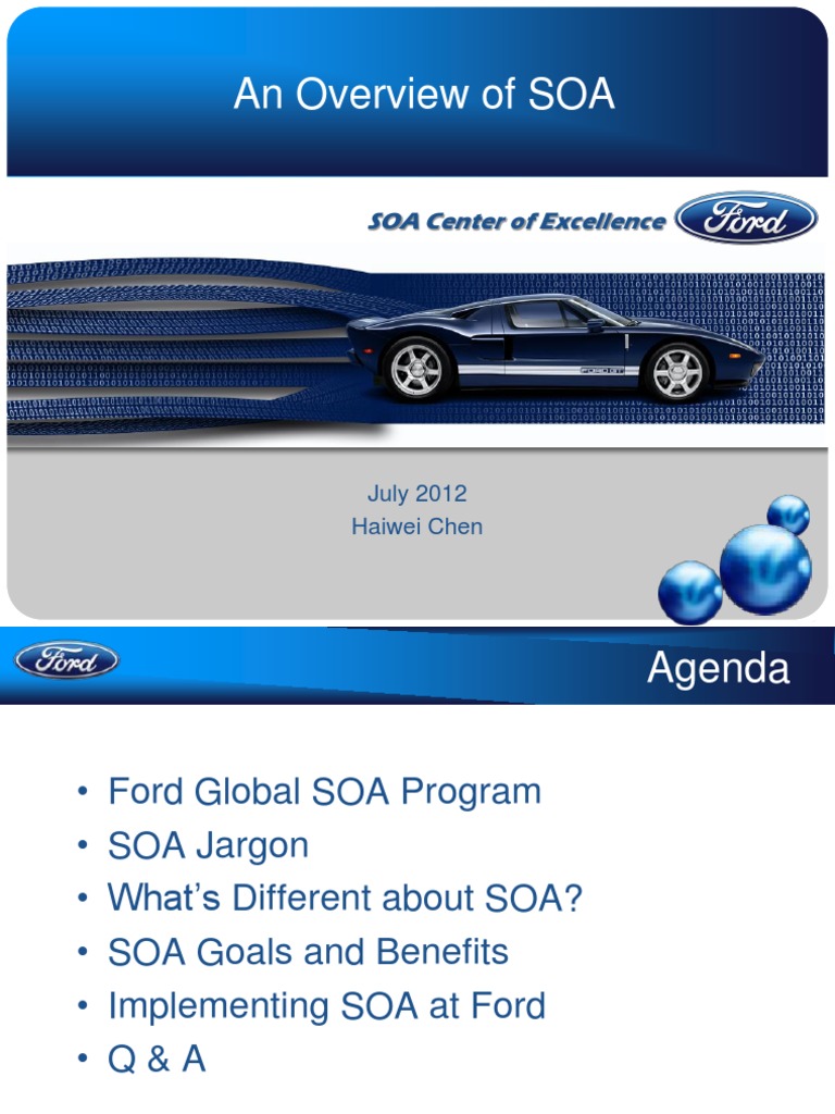 Overview of SOA For APA | PDF | Service Oriented Architecture | Soap