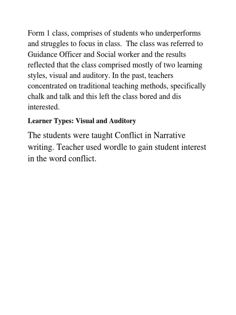 Form 1 Class | PDF