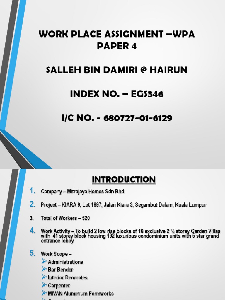 Wpa Paper | PDF | Personal Protective Equipment | Hazards