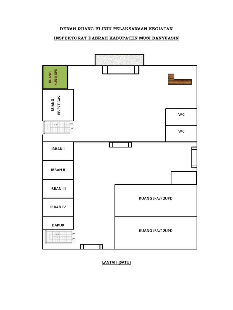 Denah Ruang Konsultasi | PDF