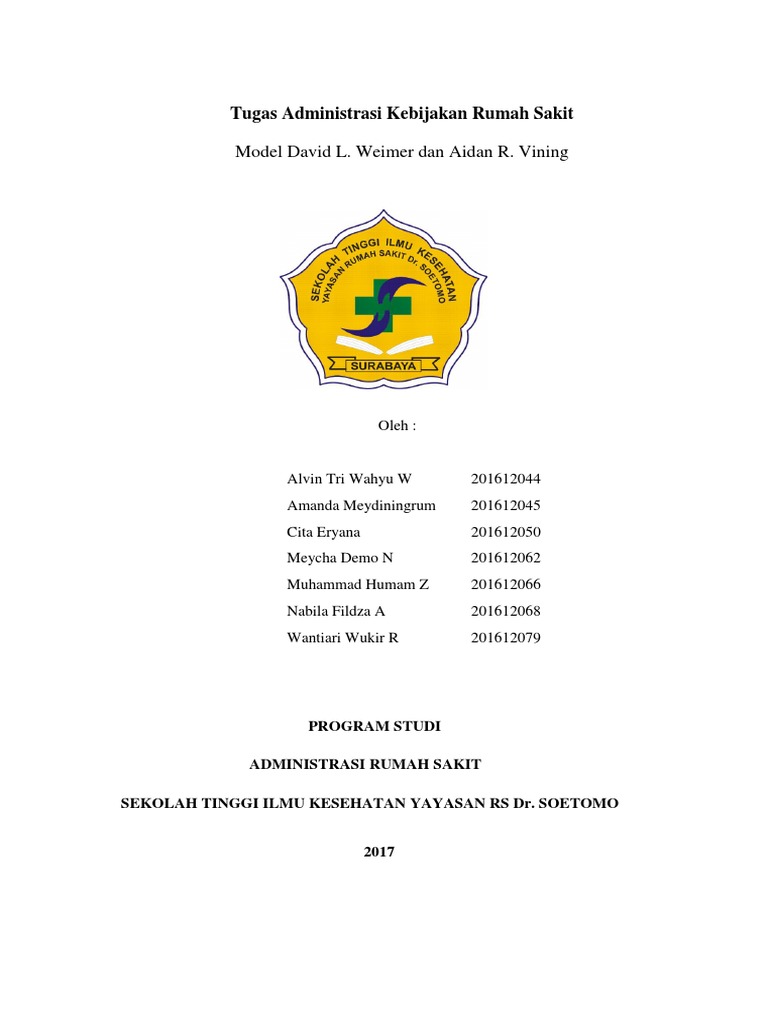 Makalah Akk Weimer Vining | PDF