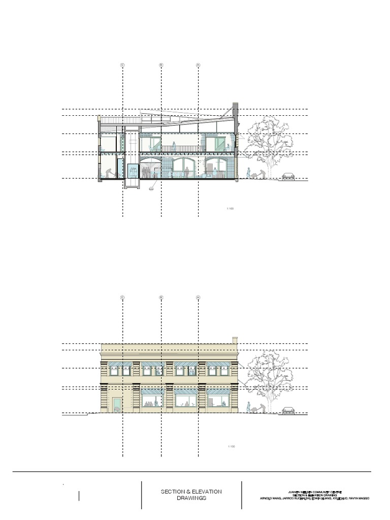 Section & Elevation Drawings for Juanita Nielsen Centre | PDF